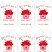 Editable Valentines Day Gift Tags for Students Printable Classroom ...