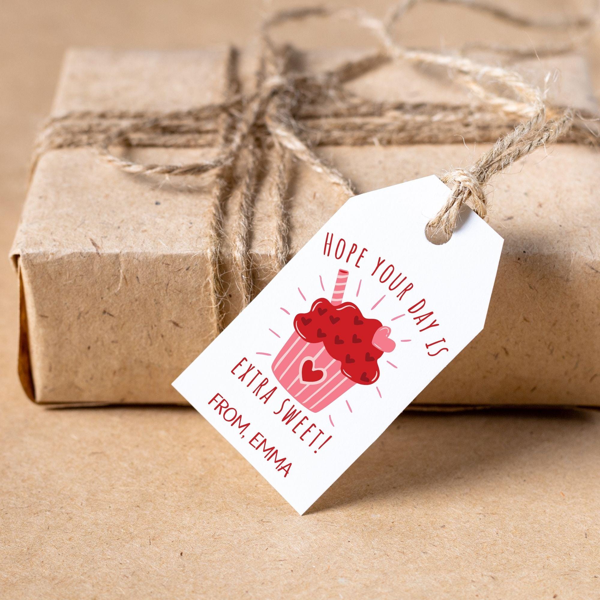 Editable Valentines Day Gift Tags for Students Printable Classroom ...