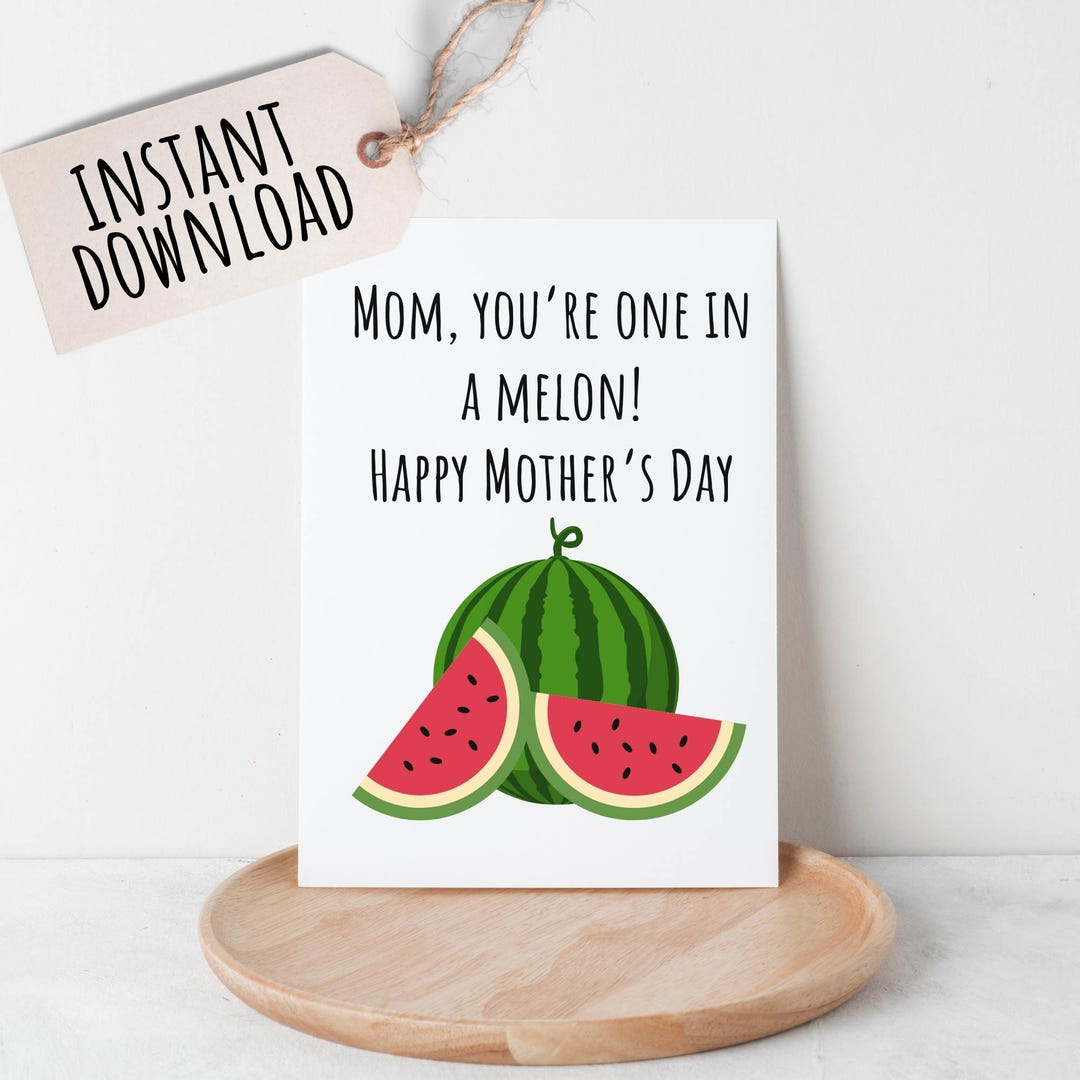 Printable Mothers Day Card for Mom Cute Card From Kids Happy Mother's ...
