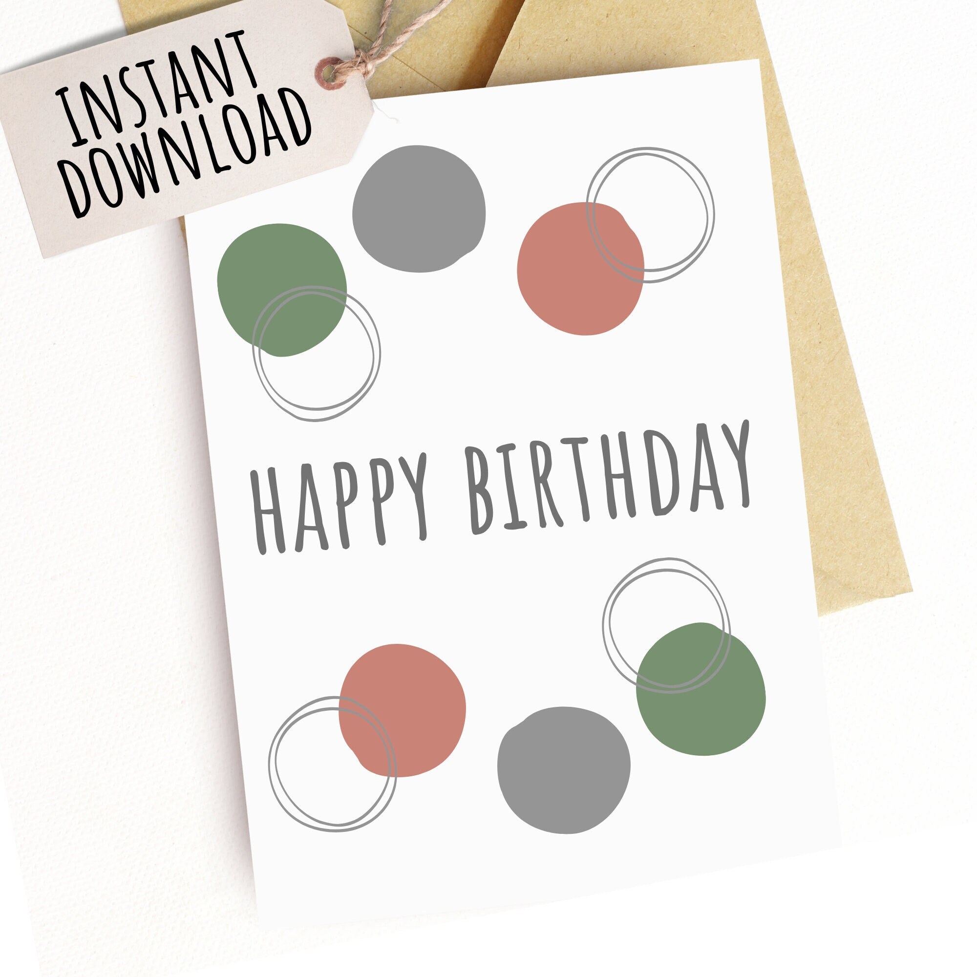 Printable Birthday Card For Men