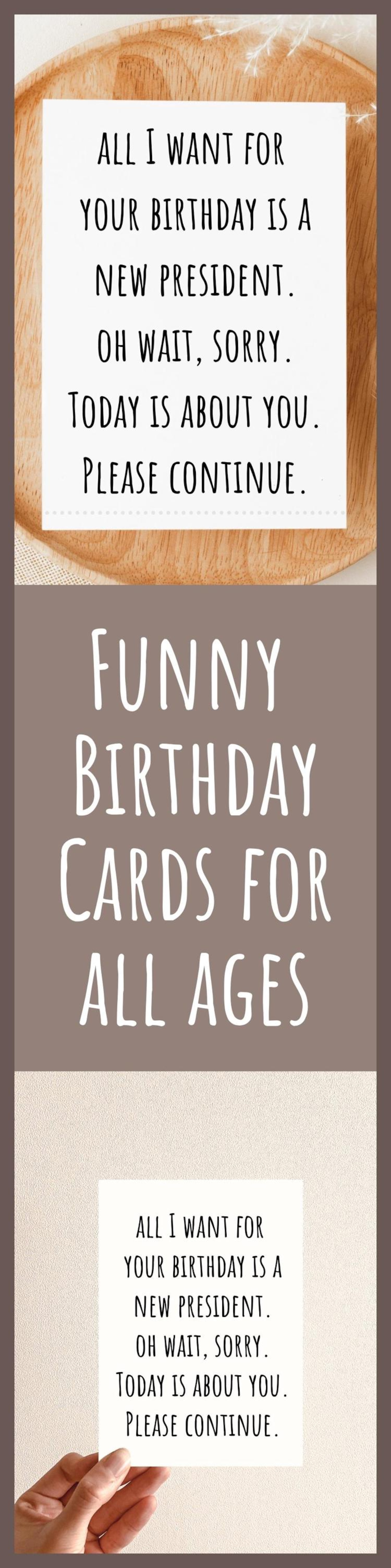 Funny Political Birthday Card for Dad Gift Idea for Brother Birthday ...