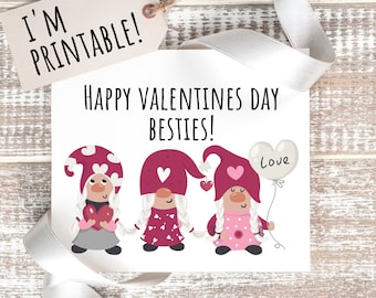 Printable Valentines Day Cards Classroom Greeting Card | Etsy