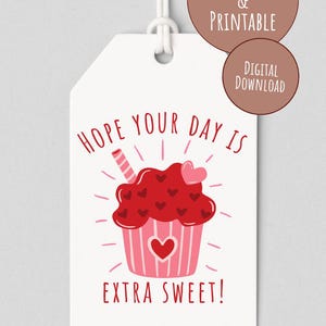 Editable Valentines Day Gift Tags for Students Printable Classroom ...