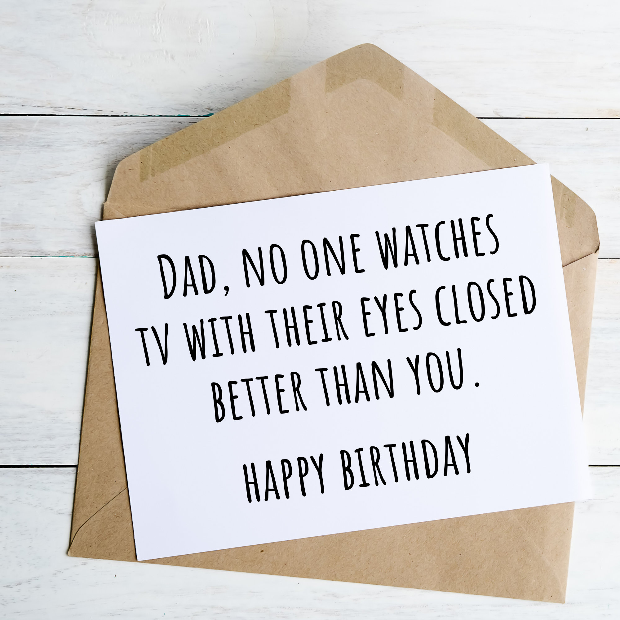 Printable Card Funny Birthday Card for Dad Stepdad Birthday Gift From ...