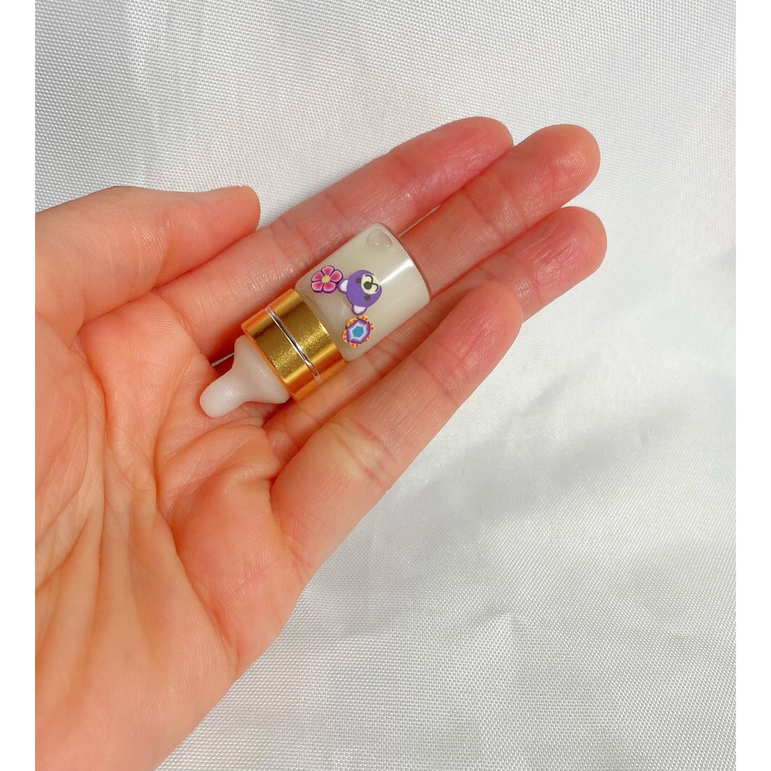 Purple Teddy Mini Micro Baby Doll Glass Bottle - Etsy