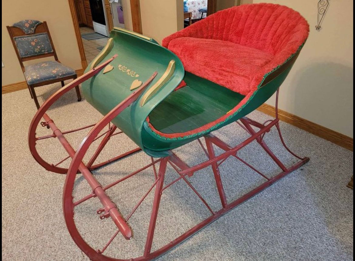 Refinished Antique Sleigh - Etsy