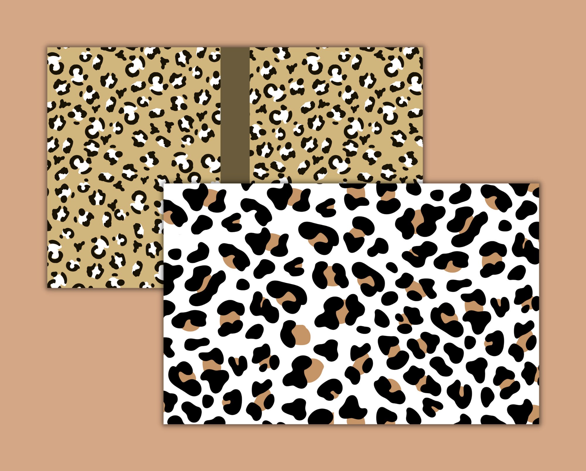 20 KDP Book Covers 8.5x11", Animal Print, Leopard, Giraffe, Zebra, Cow ...