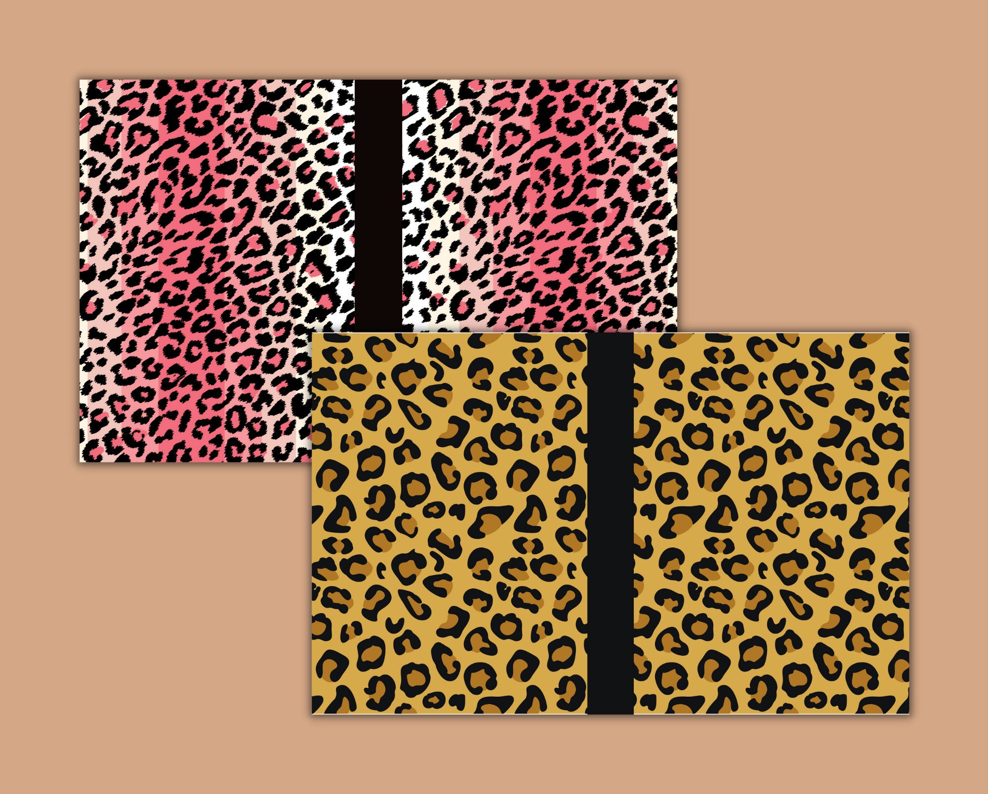 20 KDP Book Covers 8.5x11", Animal Print, Leopard, Giraffe, Zebra, Cow ...