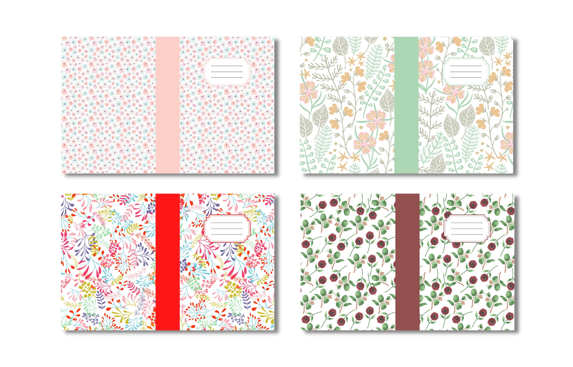 25 KDP Book Covers Flower and Botanical Pattern Book Covers - Etsy