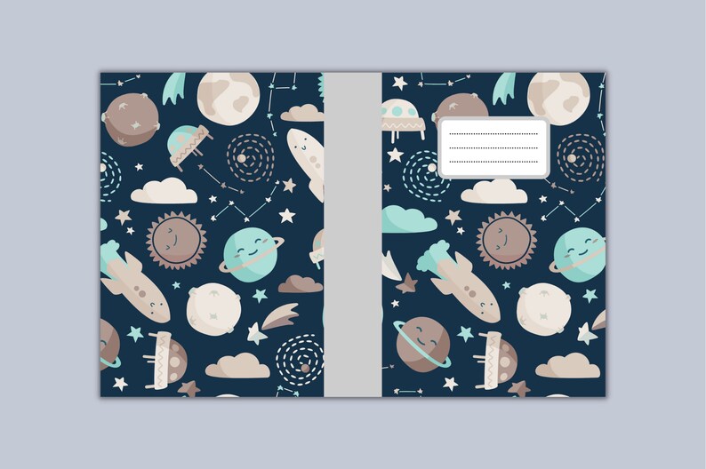 KDP Book Covers Space Theme for Kids KDP Interiorlined - Etsy