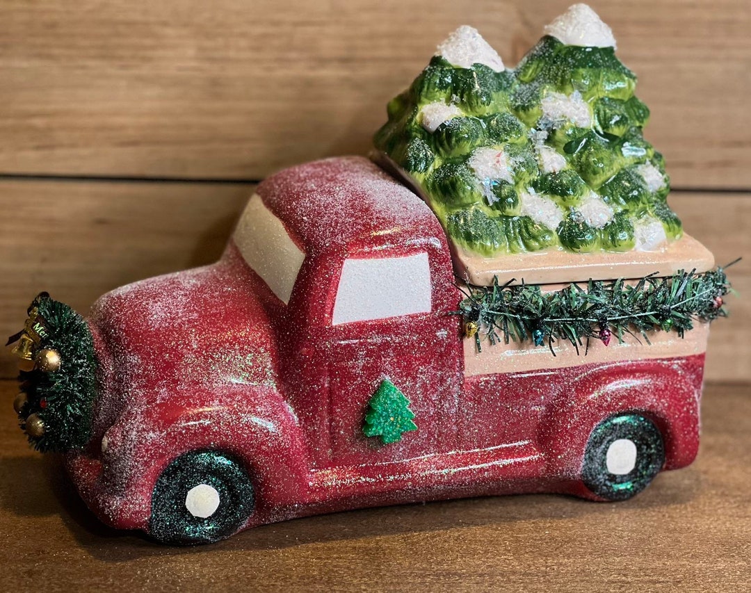 Red Truck Cookie/candy Jar - Etsy