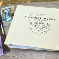 National Park Map Binder - Etsy