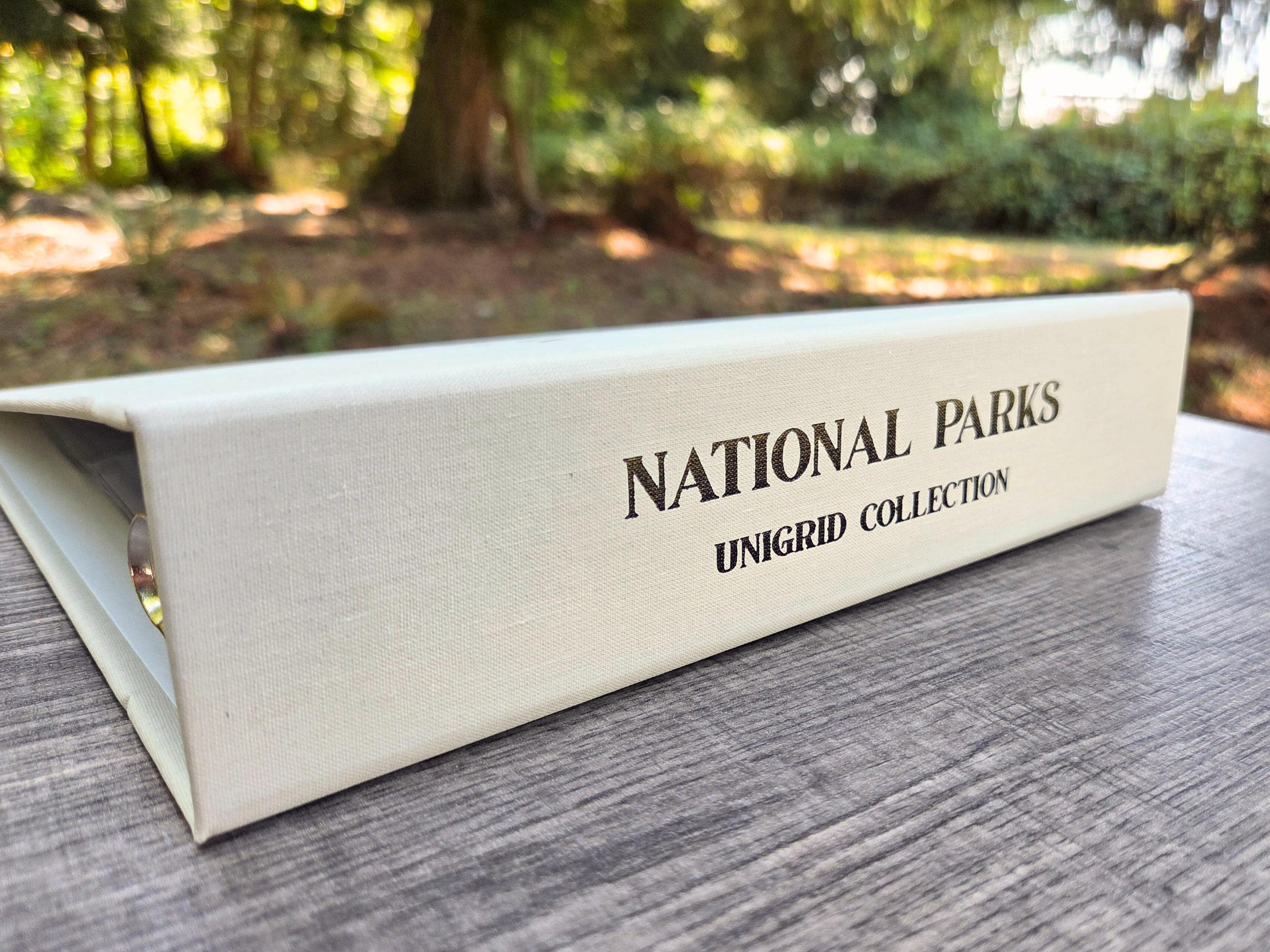 National Park Map Unigrid Album – Stylish National Park Map Storage ...