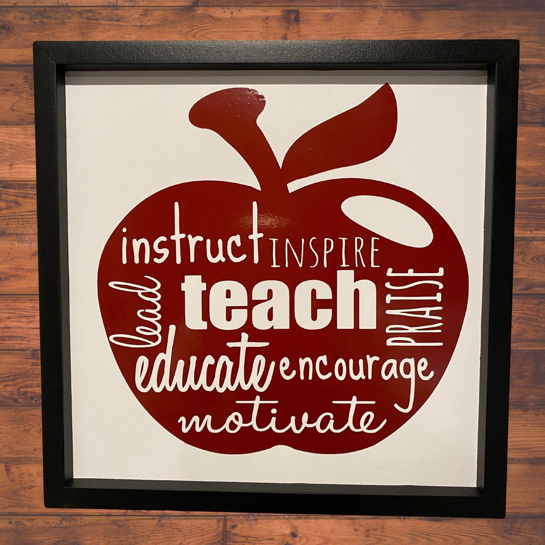 Teacher Sign - Etsy