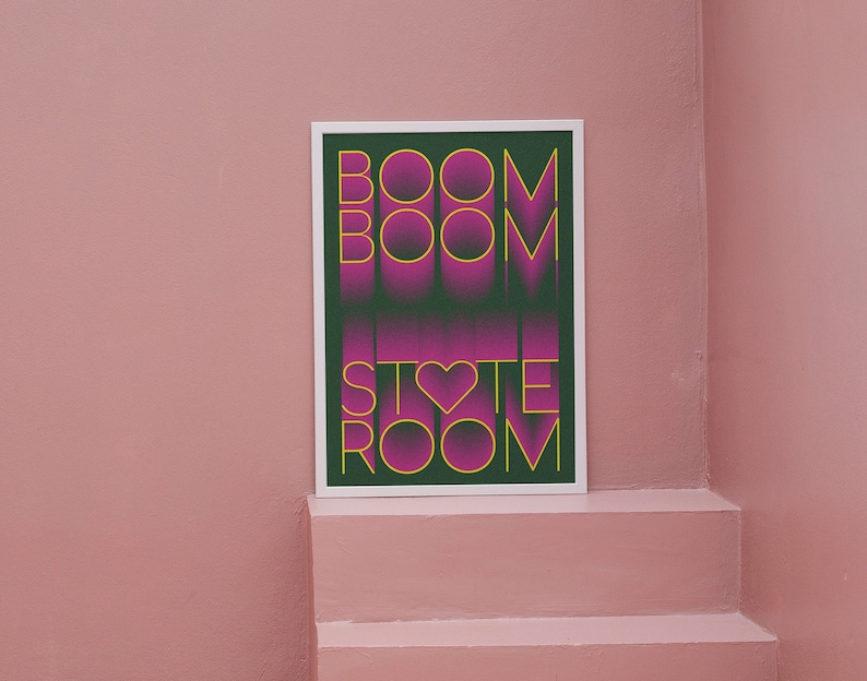 Boom Boom State Room - Poster - Etsy