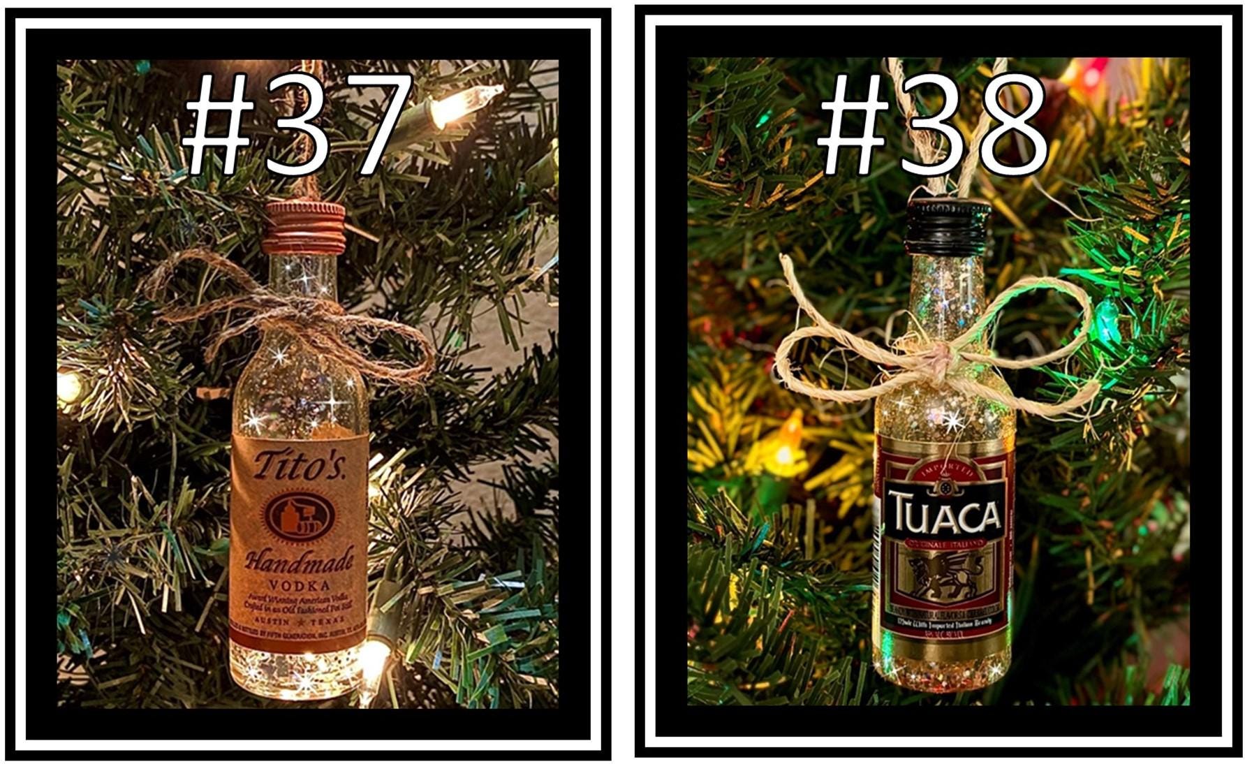 Mini Shot Bottle Ornaments ~ Many Brand Variations ~ Christmas Ornament ...