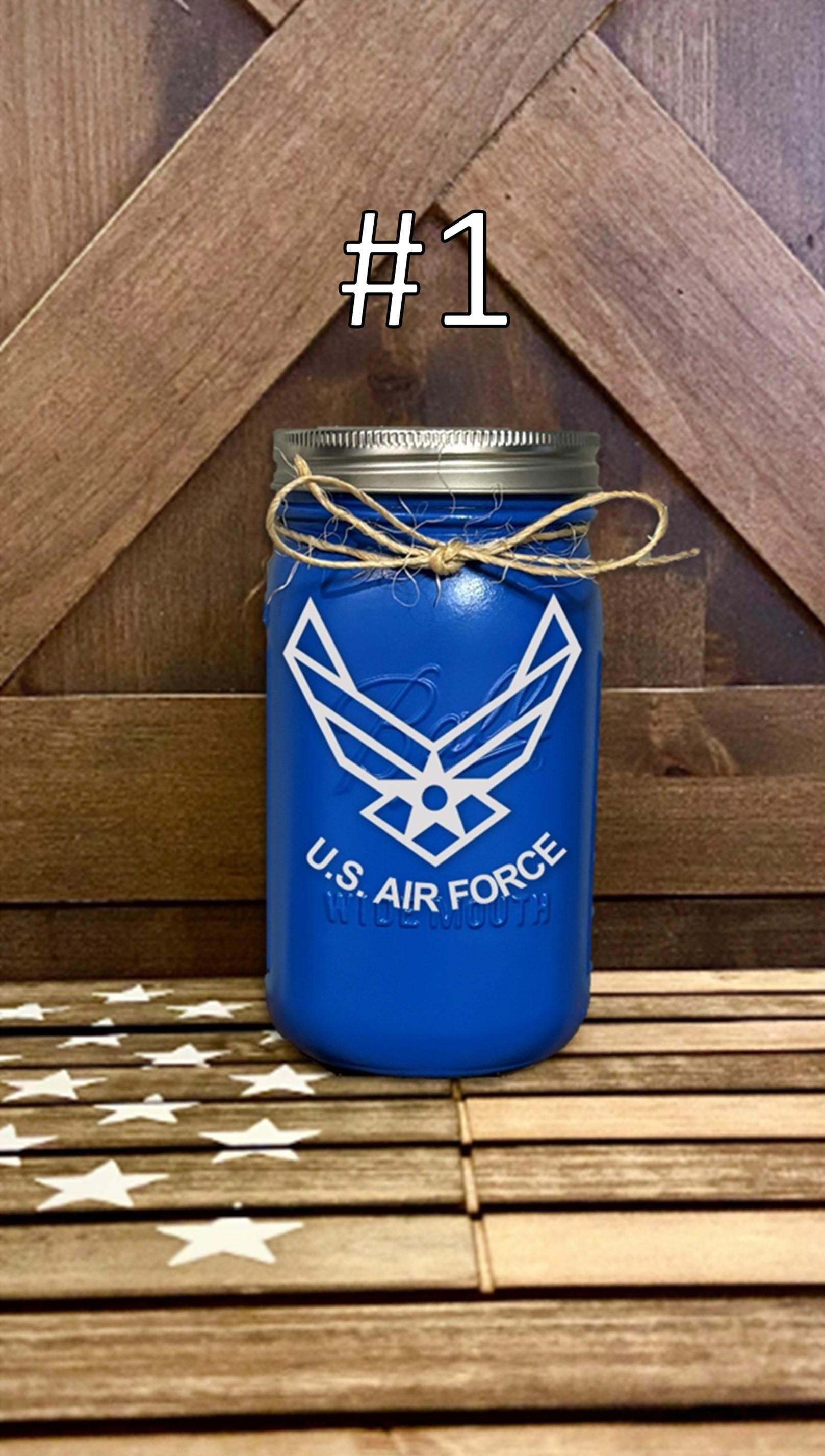Custom US Military Mason Jars ~ Air Force ~ Army ~ Coast Guard ...