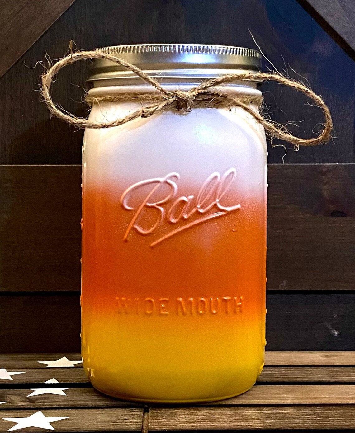 Custom Autumn Fall Halloween Candy Corn Mason Jar Design Halloween ...