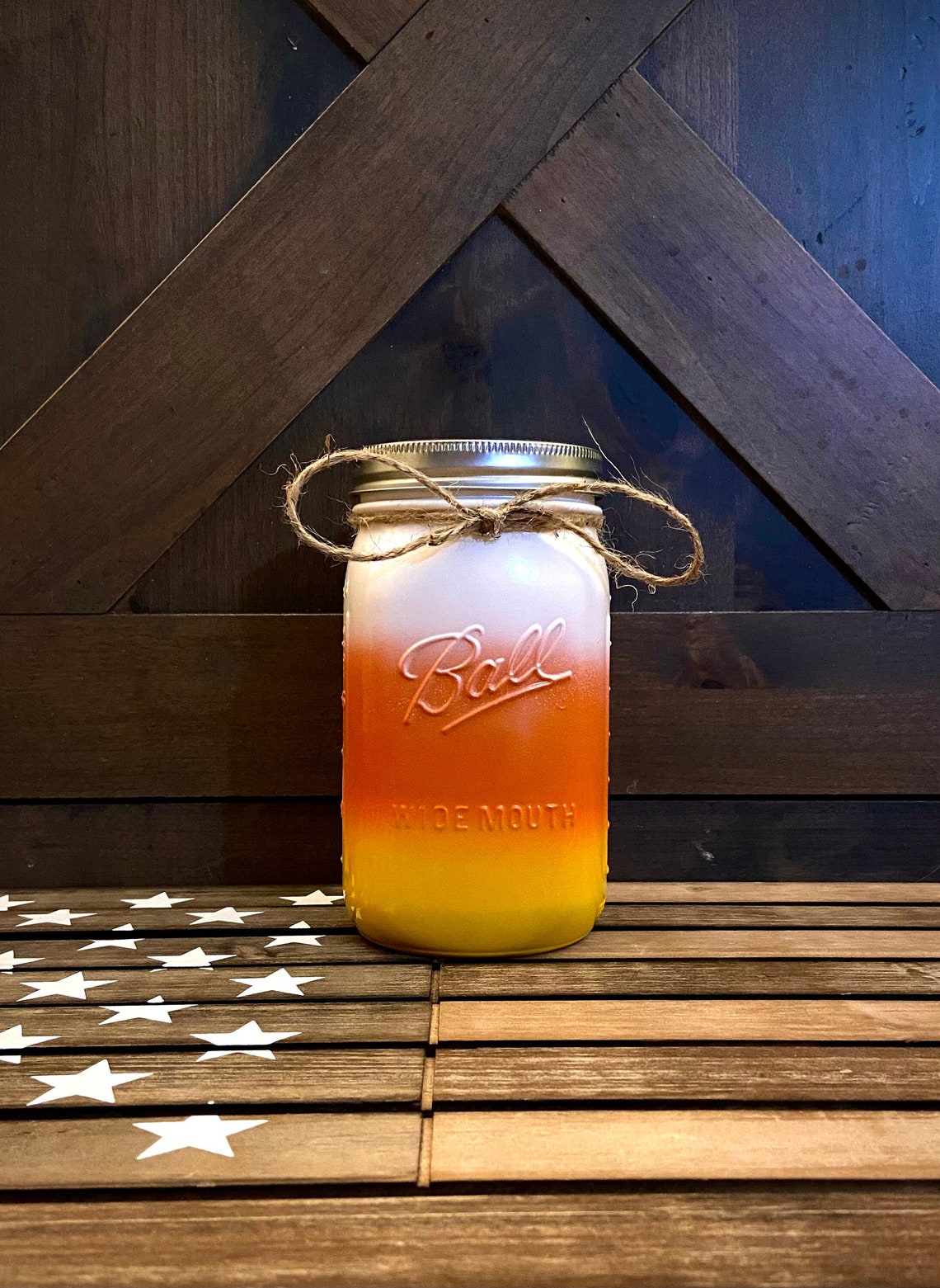 Custom Autumn Fall Halloween Candy Corn Mason Jar Design Halloween ...