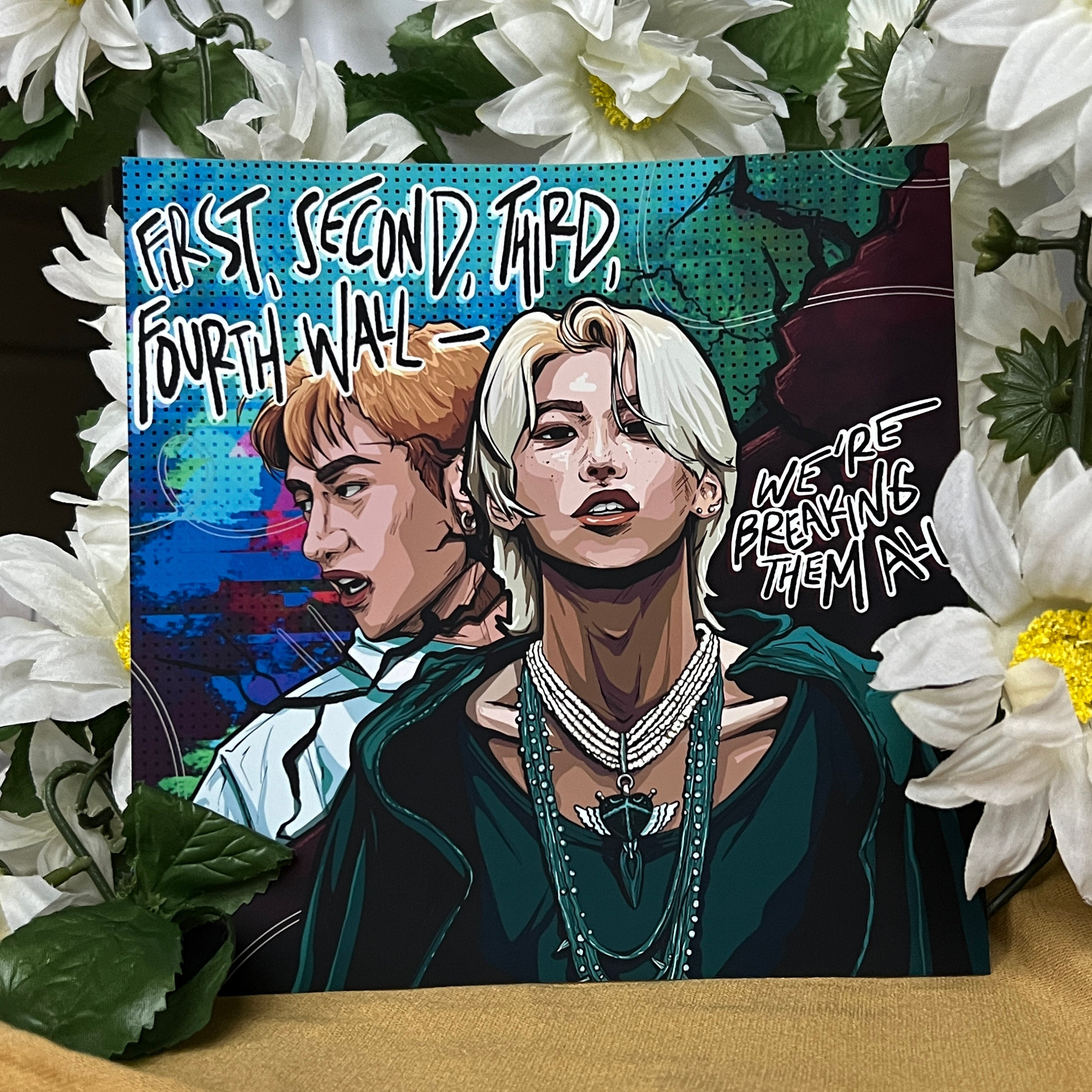 Megaverse Stray Kids Bangchan and Felix Art Print - Etsy