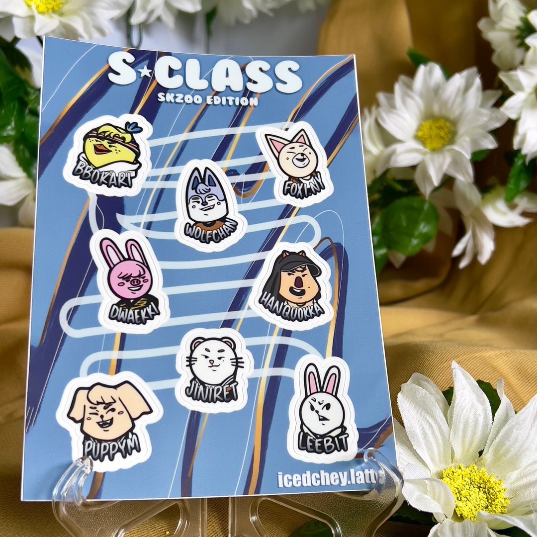 Sticker Sheet S-class SKZOO - Etsy