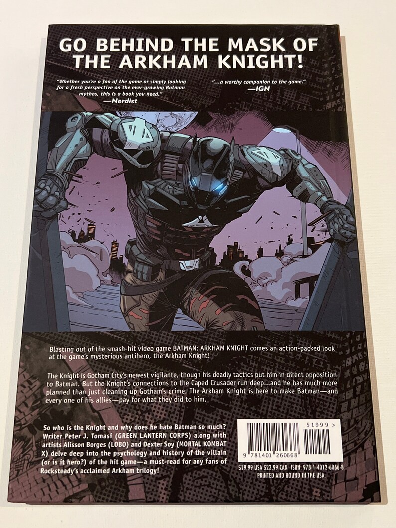 Batman Arkham Knight Genesis HC - Etsy