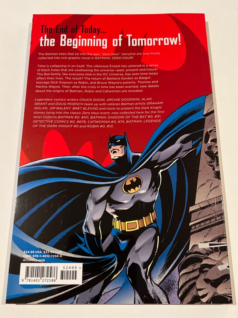 Batman Zero Hour TPB - Etsy
