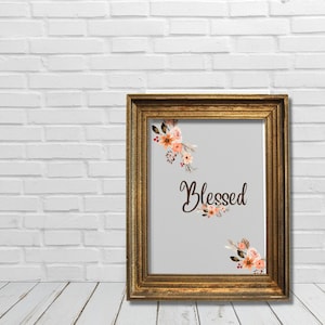Blessed Wall Art - Etsy