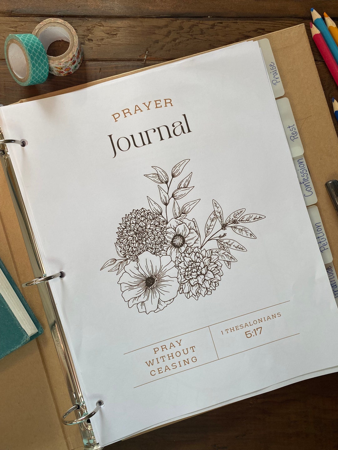 Prayer Binder Inserts - Etsy