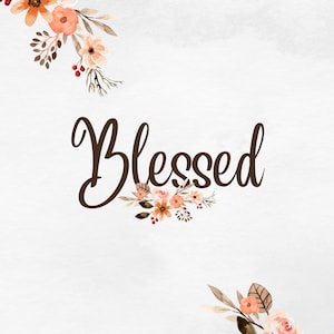 Blessed Wall Art - Etsy