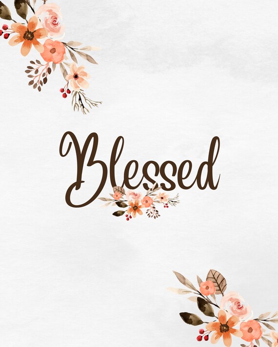 Blessed Wall Art | Etsy