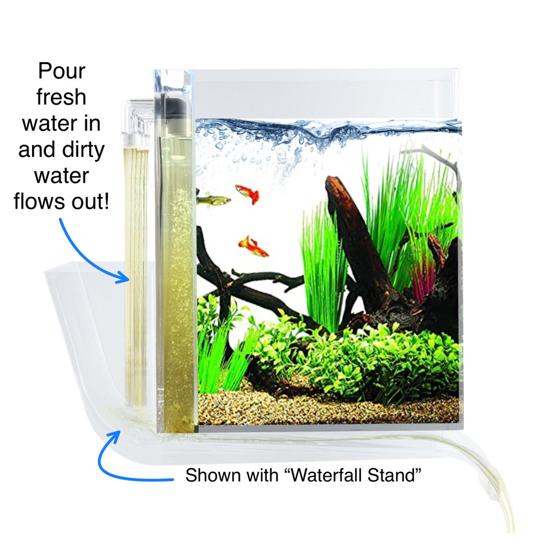 WATERFALL STAND EASY Water Changes for Noclean Aquariums 5 Gallon Self ...