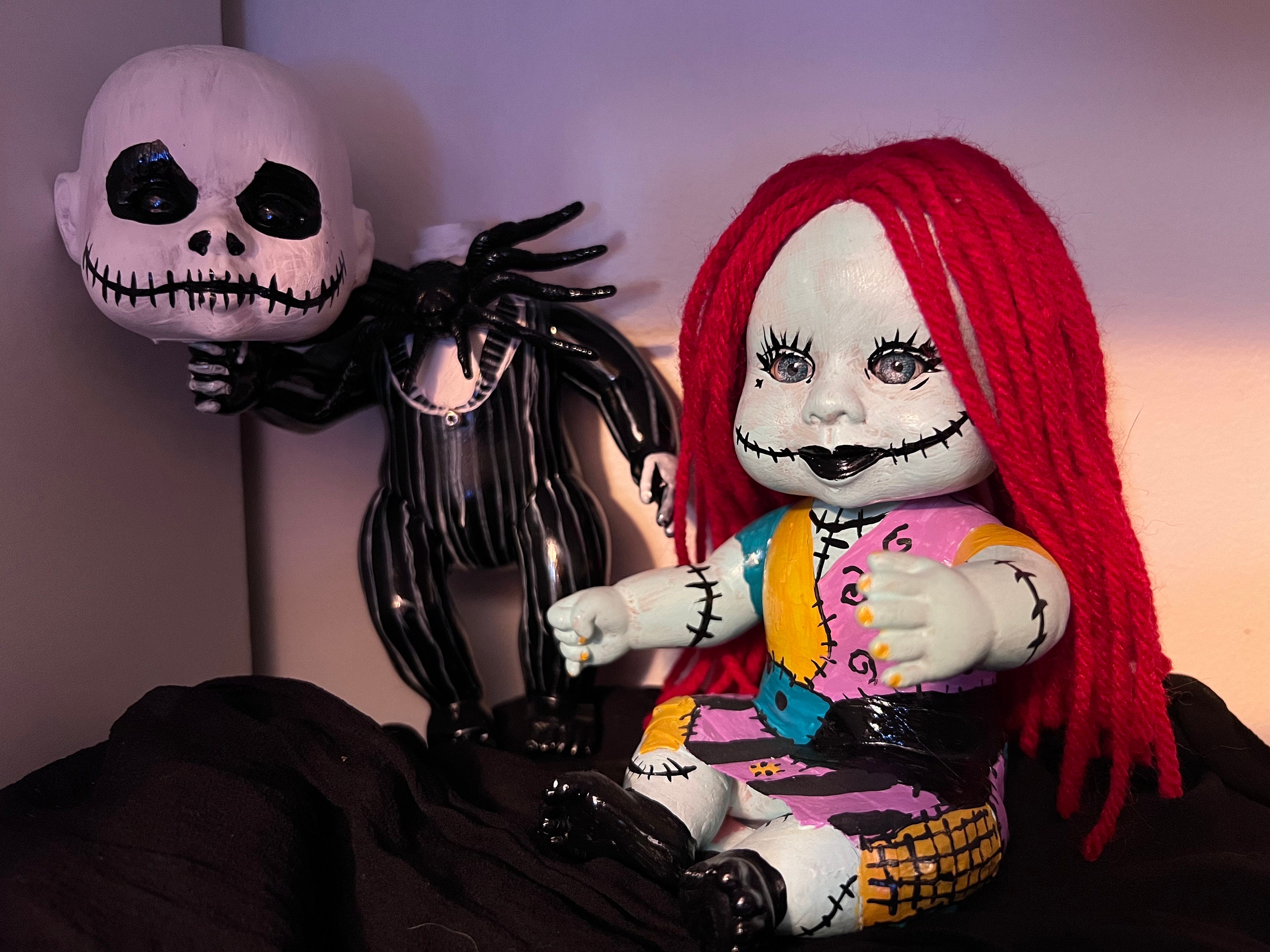 Jack & Sally Hand Painted Dolls - Etsy