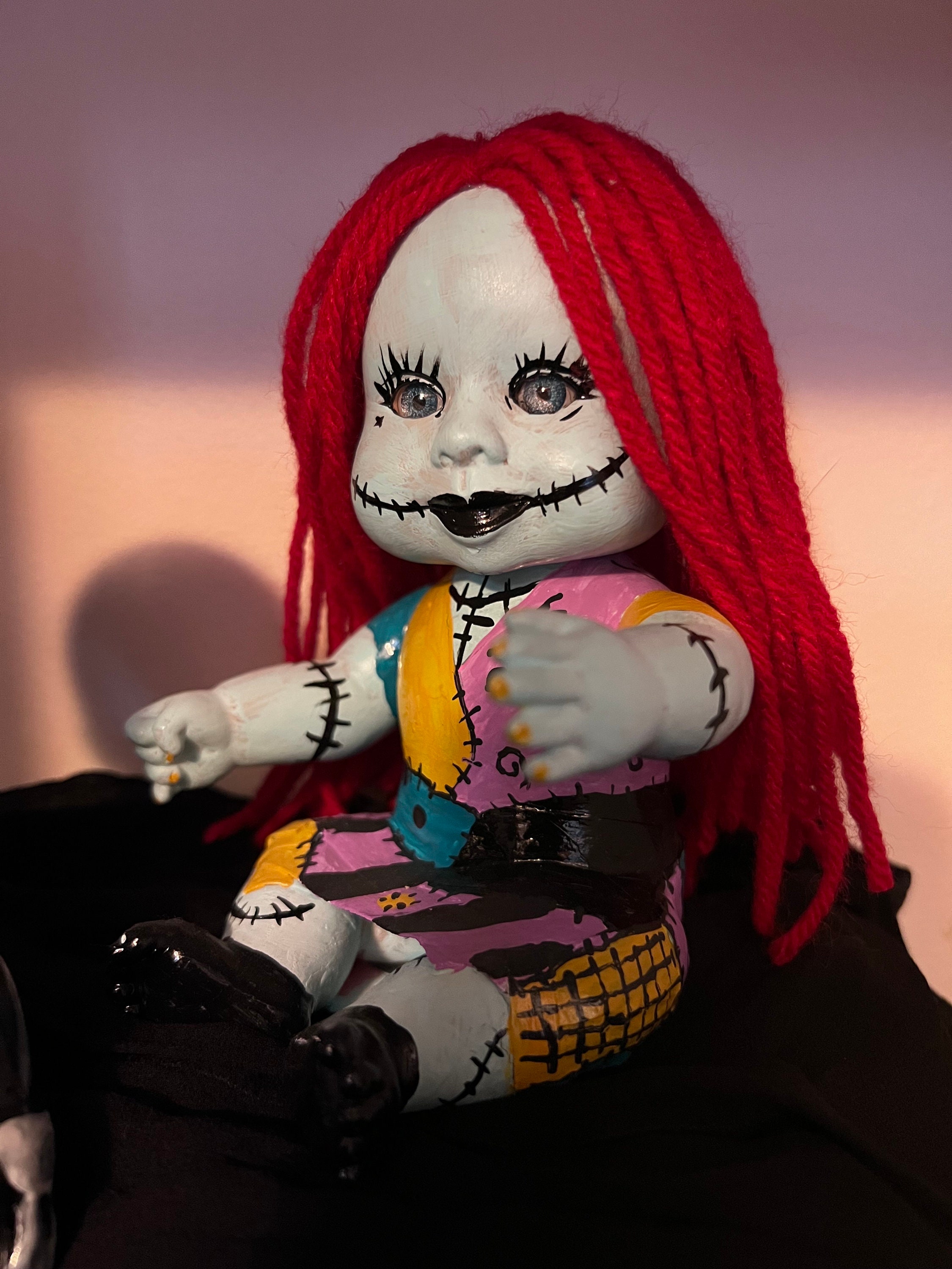 Jack & Sally Hand Painted Dolls - Etsy