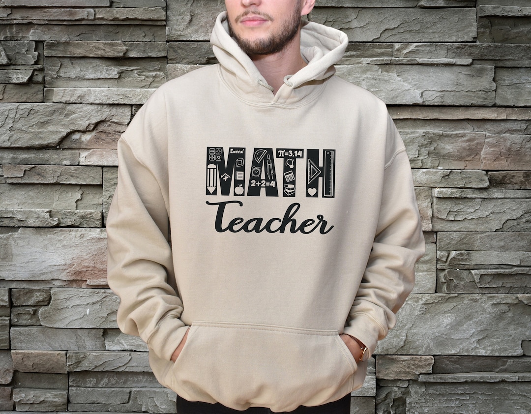 Math Teacher Hoodie, School Math Lover Hoodie, Math Lover Gift Hoodie ...