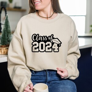 Class of 2024 Sweatshirt, 2024 Graduate Sweats, Gift for Graduation ...