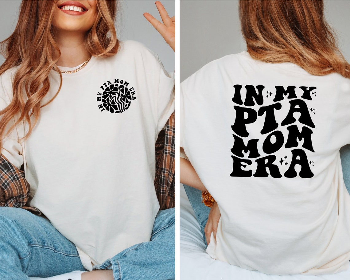 In My PTA Mom Era T-shirt, PTA School Shirt, Back to School Shirt ...