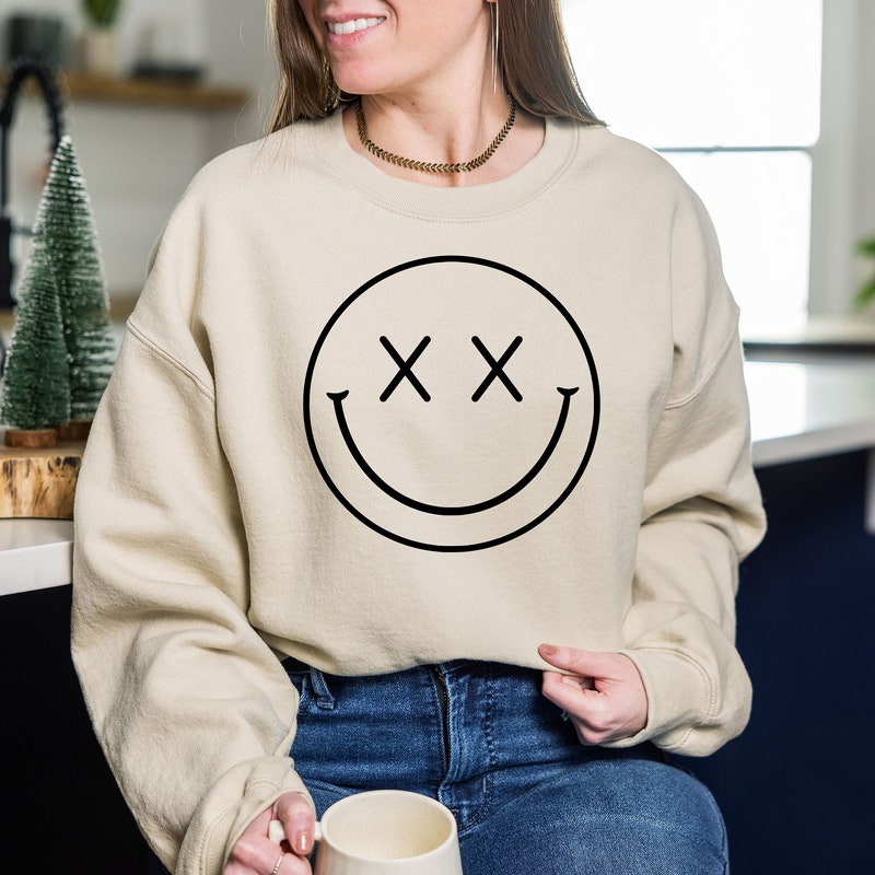 Smiley Face X Eyes - Etsy