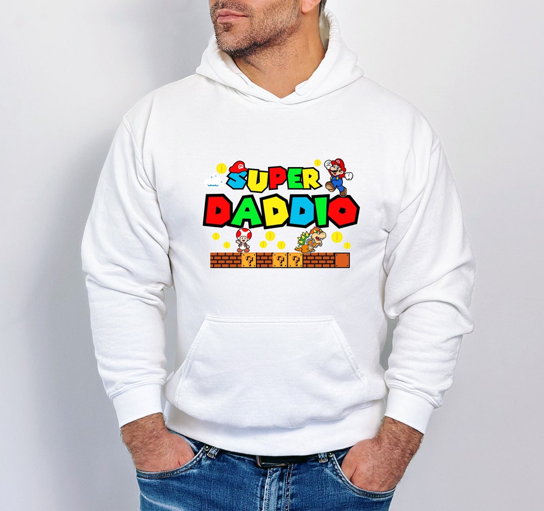 Super Dadio Hoodie, Super Mario Hoodies, Super Mommio Hoodie, Fathers ...