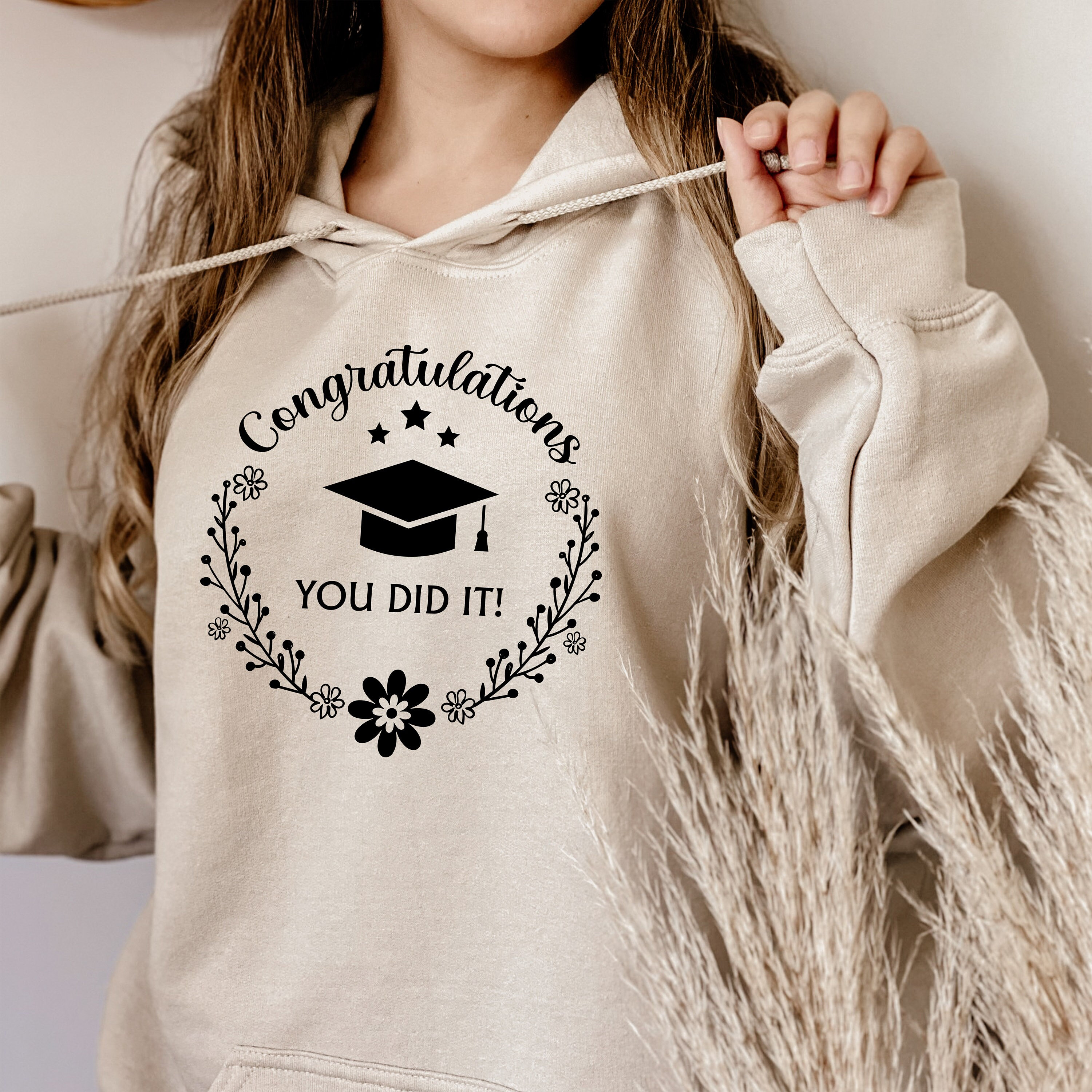 Congratulations You Did It Hoodie, Gift for Graduation, Gift for ...