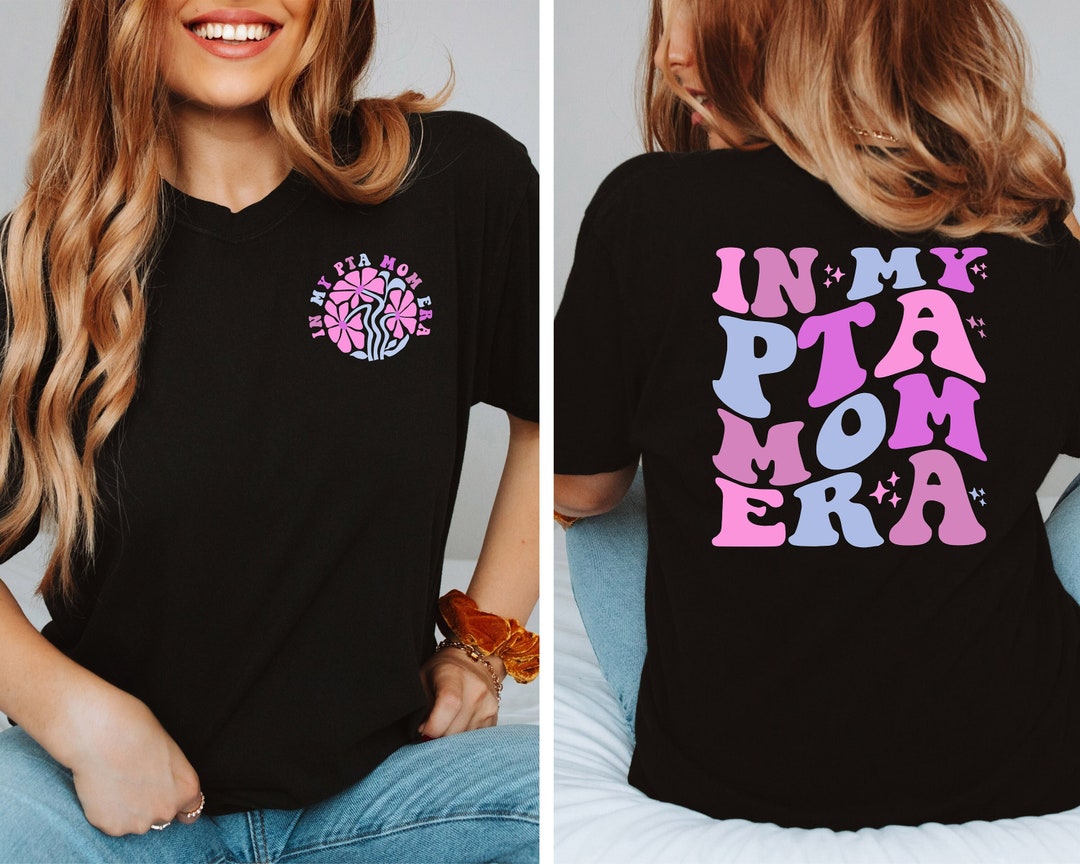 In My PTA Mom Era T-shirt, Parent Teacher Organization, Back to School ...
