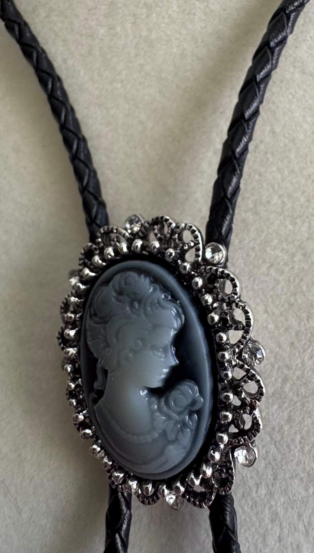 Vintage Brooch Bolo Tie - Etsy
