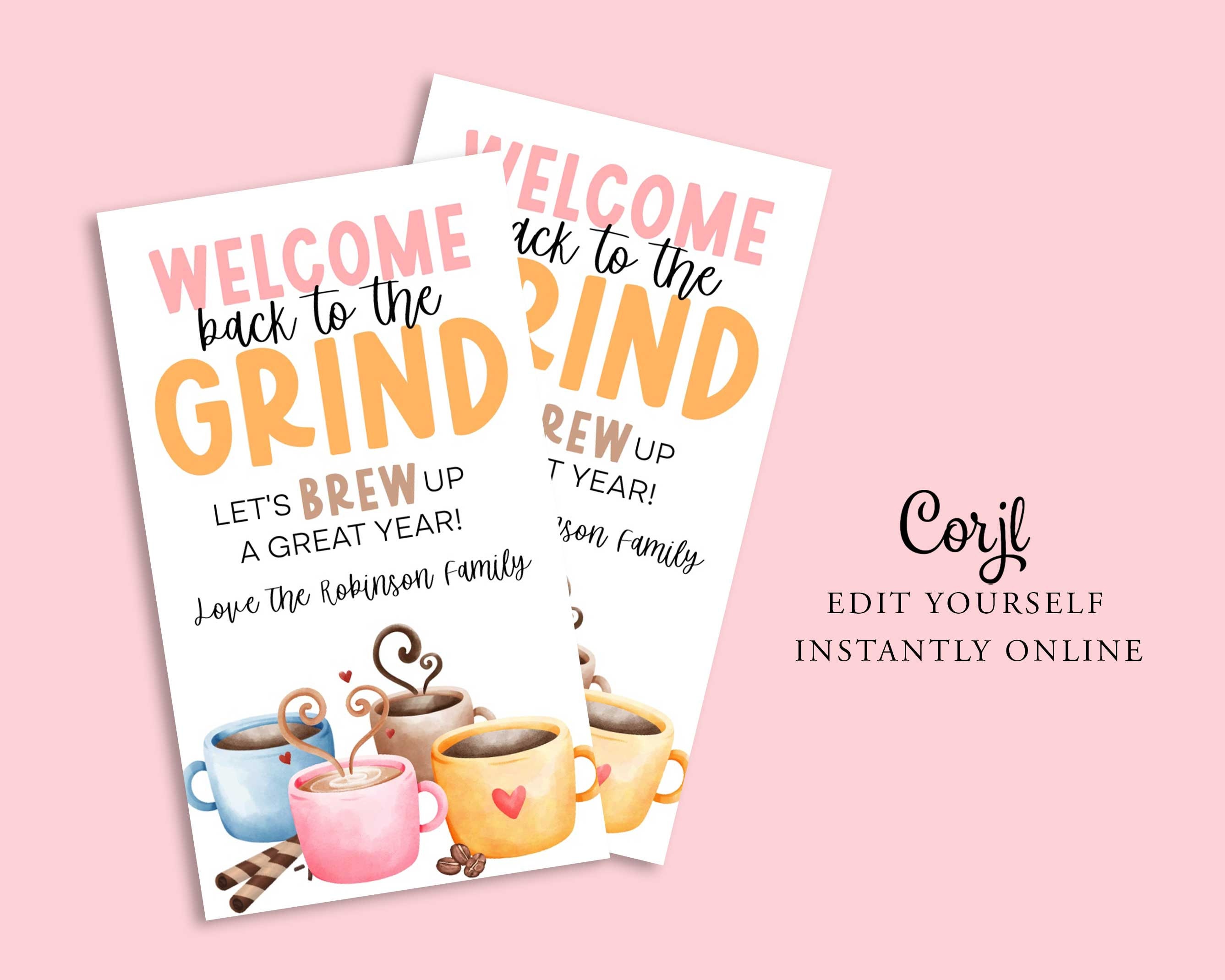 COFFEE Appreciation Gift Tag, Teacher or Nurse Appreciation, Friends ...