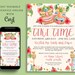 Editable TIKI Party Flyer Template, Diy Barbeque Invite, Summer, Luau ...