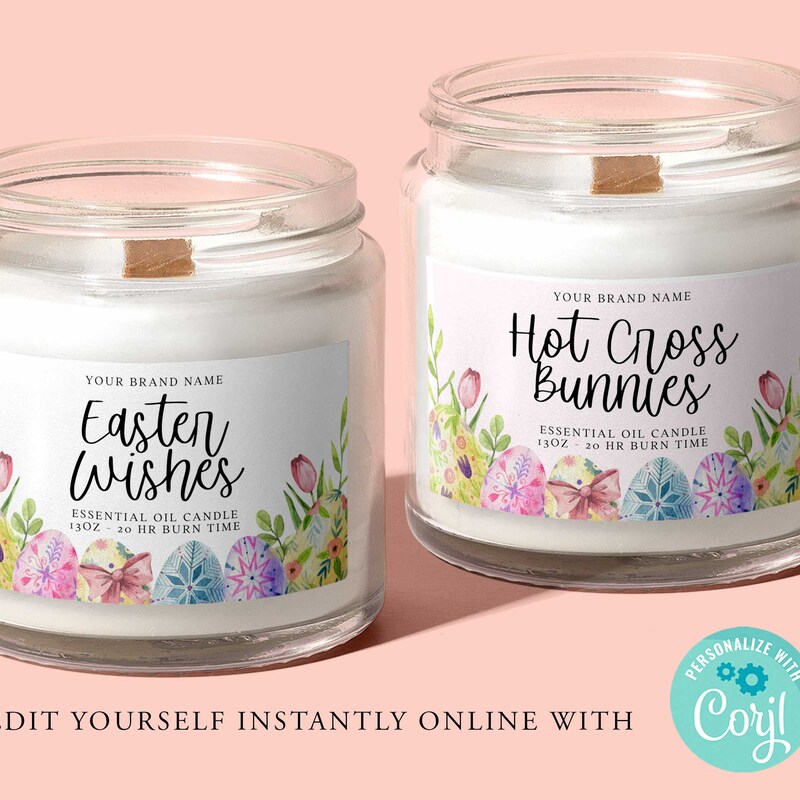 Candle Label Design - Etsy