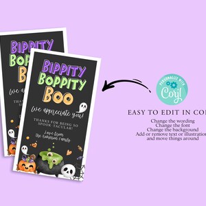 HALLOWEEN Appreciation Gift Tag, Teacher, Friends, Trick or Treat ...