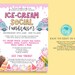 ICECREAM Social Fundraiser Editable Template, Flyer, Printable PTA ...