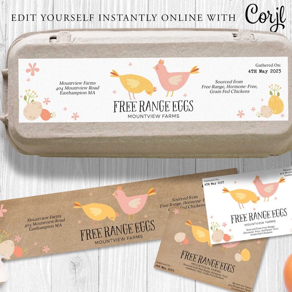 Egg Label - Etsy