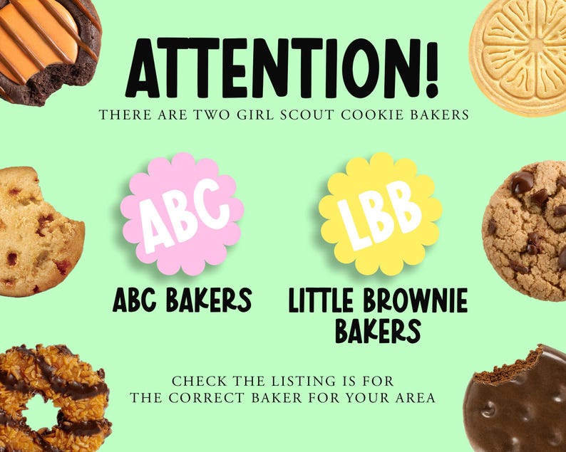 2026 Updated - ABC TROOP Scout Cookie Lanyard Cookie Menu, Price List ...