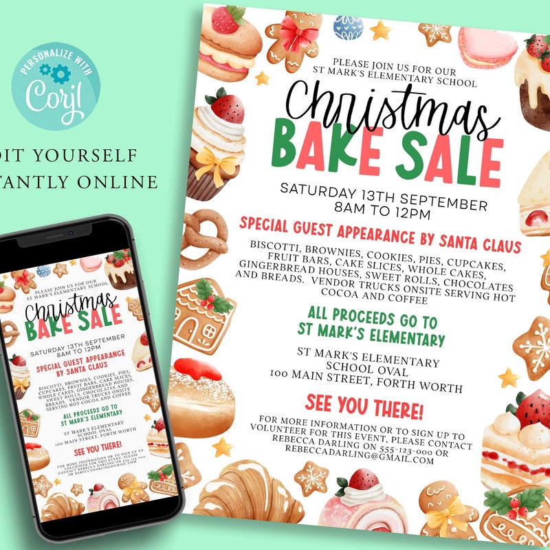 Bake off Flyer - Etsy